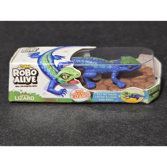 Zuru Robo Alive | Toys | Zuru Robo Alive Blue Lizard Robotic Pets ...